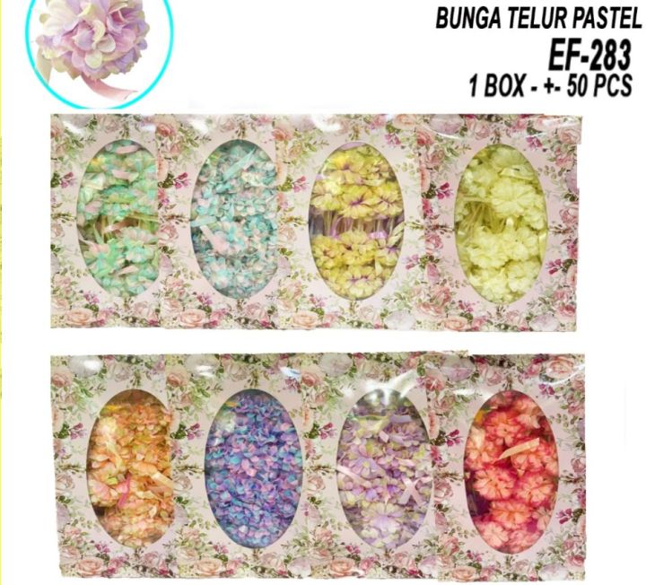 AtuZ 50pcs Bunga Telur Woven Marble Pastel Colour DOORGIFT KAHWIN ...