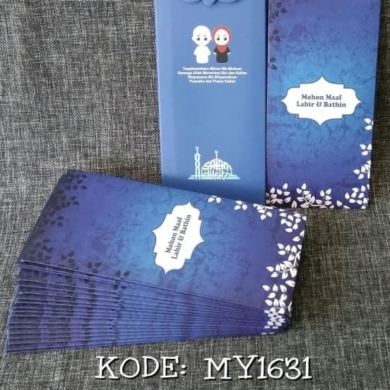 Amplop Lebaran Exclusive Kode MY1631, 1 pack isi 20 pcs amplop /Ampau ...