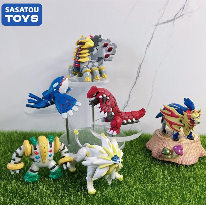 Pokemon figures Groudon Necrozma Kyogre Zamazenta Regigigas Giratina ...