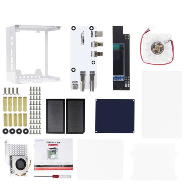 PCIe Mini PC Case for 5 Shell Supporting Multiple NVMe SSDs Size and ...