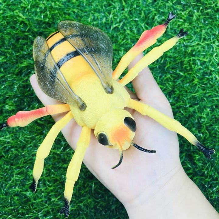 Children's toy soft rubber size large model series wasp cricket ...