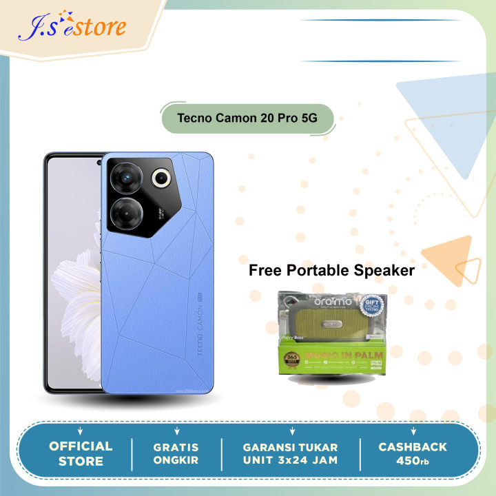 Tecno Camon 20 Pro 5G Mediatek Dimensity 8050 Garansi Resmi | Lazada ...