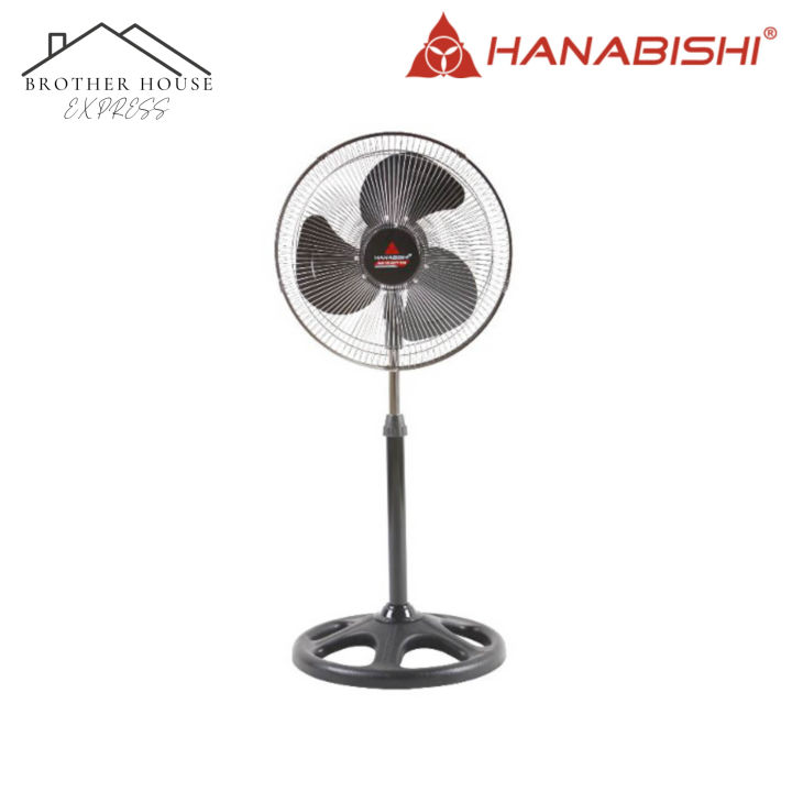 Hanabishi Stand Fan 16 inches -High Velocity Type -Adjustable Stand ...