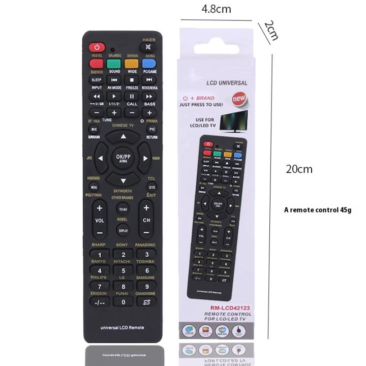 Universal LCD TV remote control English version Universal remote | Lazada PH
