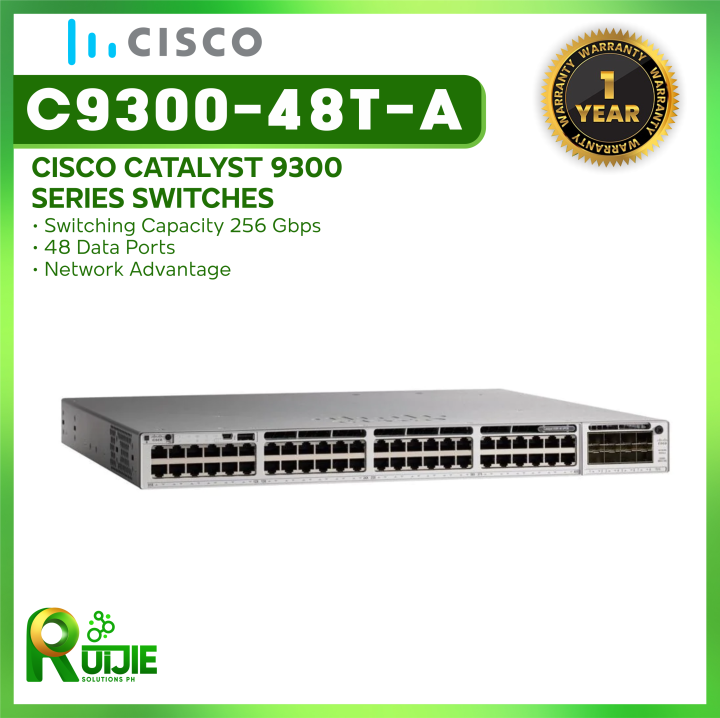 Cisco Switch Catalyst 9300 C9300-48T-A, Cisco Catalyst 9300 48-port ...