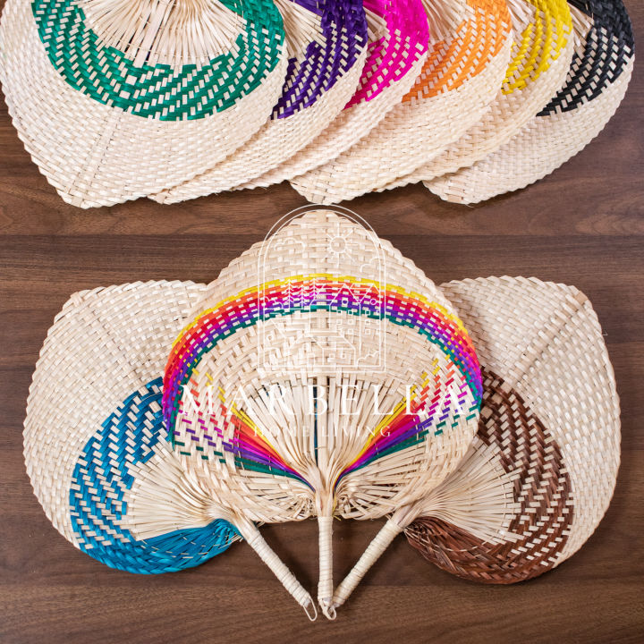 Kipas Tangan Mengkuang Kipas Hiasan Straw Handfan 扇子 Rattan Decor ...