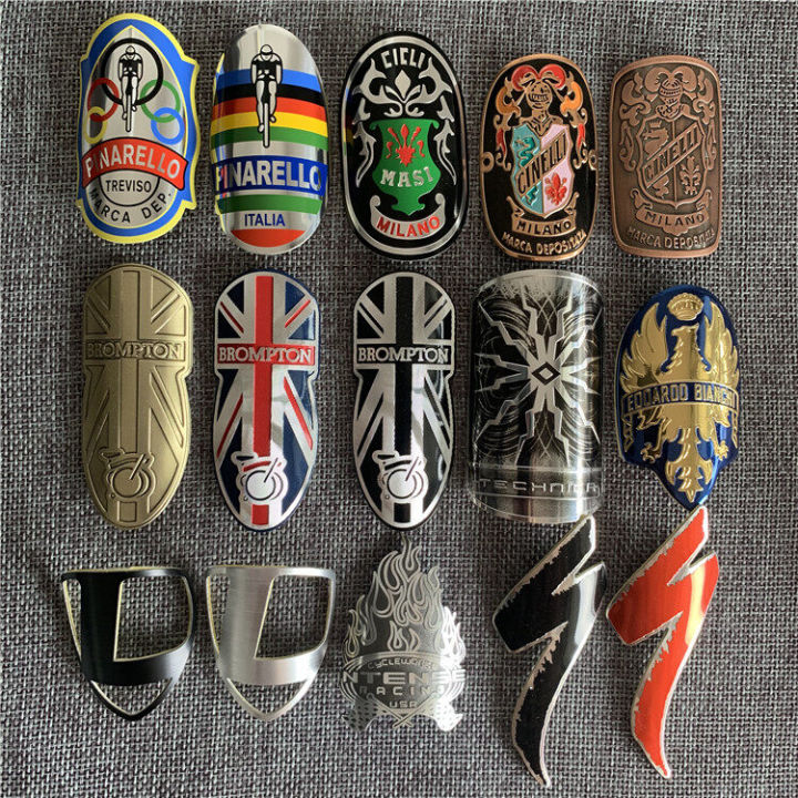 Bike Head Badge Decals Stickers FOR BMX Folding Bicycle MTB Bike Front ...