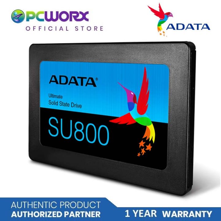 Adata SU800 256GB / 512GB / 1TB SATAIII 3D NAND SSD | 3D-NAND 2.5 Inch SATA III | 256GB SATA III ...
