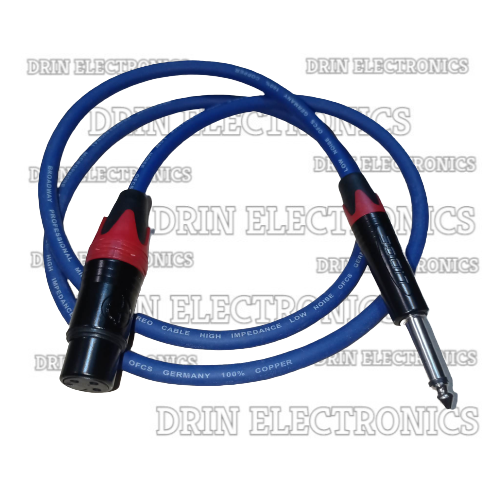 1 TO 10 meter female XLR TO PL Microphone Cord Audio XLR Cable HEAVY ...