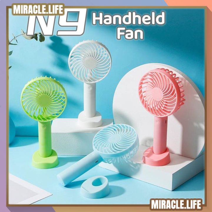 N9 Handheld Small Fan Rechargeable Portable Mini Fan Dormitory Desk ...