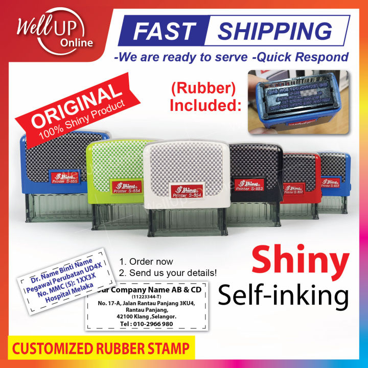 Shiny S Series - Rubber Stamp Chop Company / Cop Jururawat | Lazada