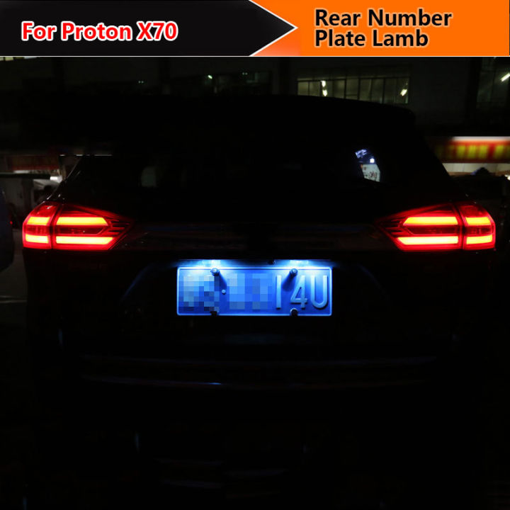 Proton X70 Accessories Rear Number Plate Lamb 2PCS | Lazada