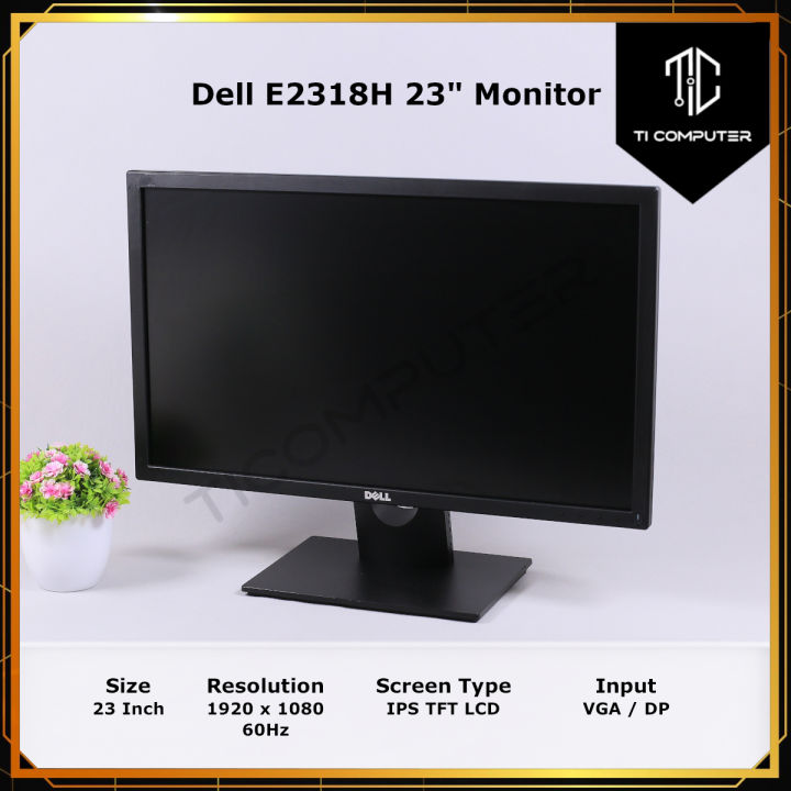 Dell E2318H 23 inch Widescreen LCD 1080P FHD 60Hz VGA DP Refurbished ...