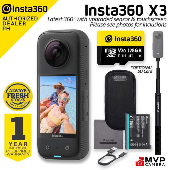 [ON HAND] INSTA360 ONE X3 Insta 360 360° Camera NEW BUNDLE Upgrade ...
