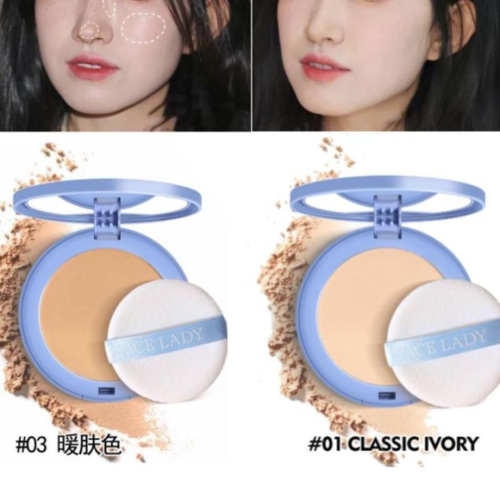 【ready stock】SACE LADY Face Waterproof Powder Oil Control Matte Long ...
