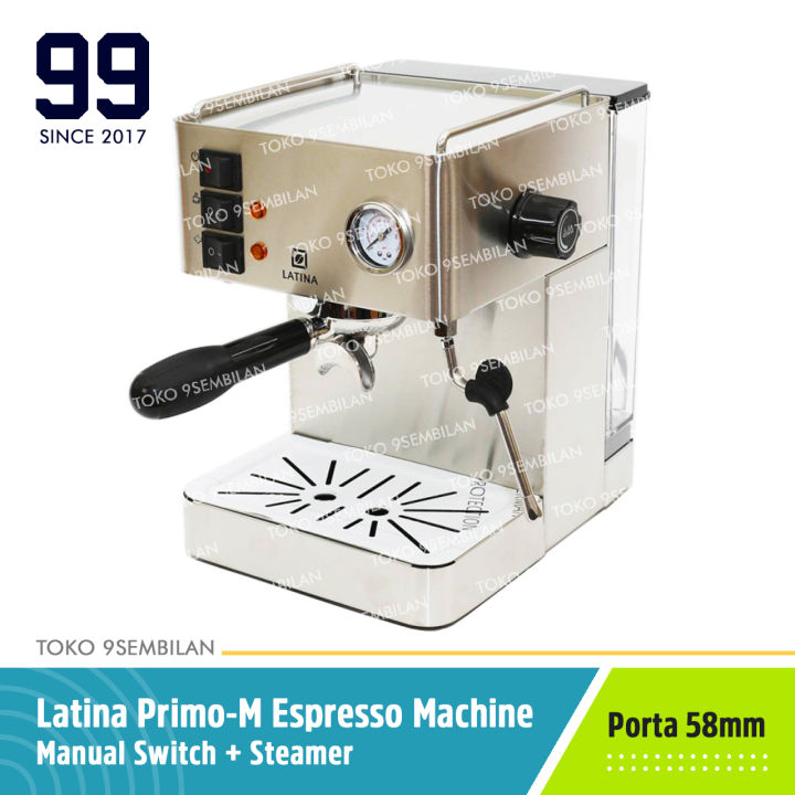 Latina Primo-M Espresso Machine Manual Swith 58mm Porta Filter Coffee ...