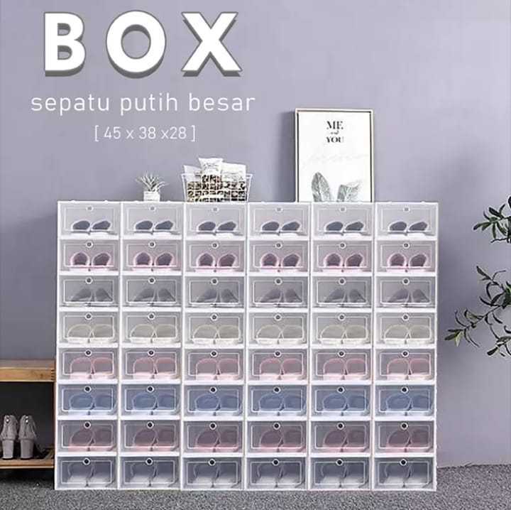 ( PAKET 6 PCS )Bayar Di Tempat - Kotak Sepatu Serbaguna / Kotak Sepatu ...