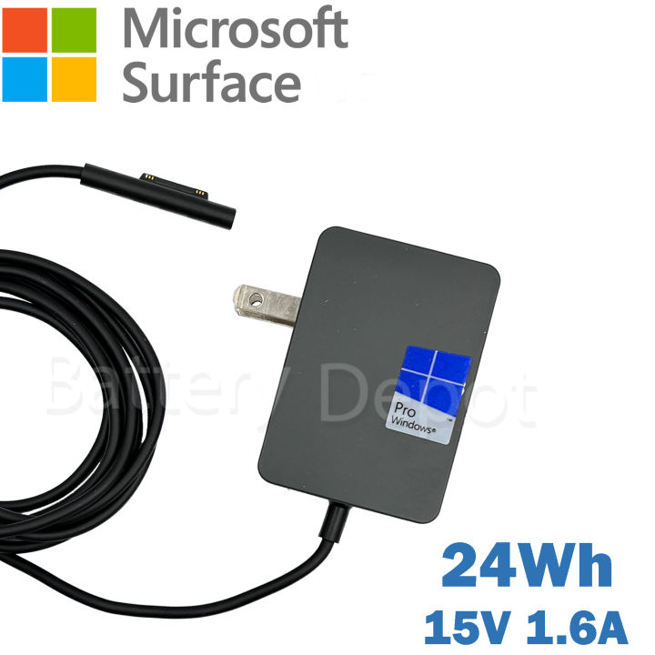 Microsoft Surface Adapter ของแท้ สำหรับ Surface Go / 2 / 3 / 4 รุ่น 1735 ค่าไฟ 24W 15V 1.6A สาย ...
