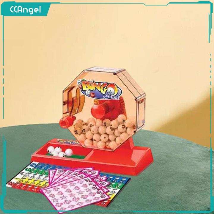 CCAngel เครื่องทำลูกบอลหวยขนาดเล็กแบบของเล่นเกมปาร์ตี้ลูกบอลสีขาวเกม ...