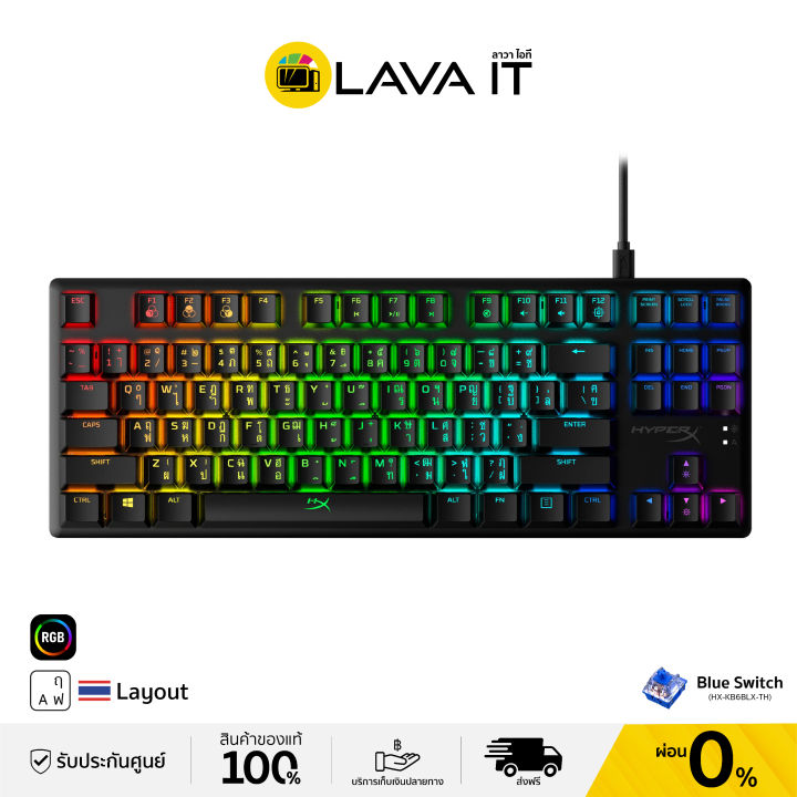 HyperX Alloy Origins Core PBT (Blue Switch) Gaming Keyboard (TH ...