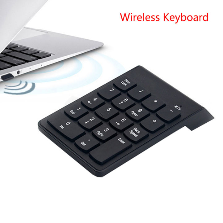 USB Wireless Number Pad Portable Mini Financial Accounting Numeric ...