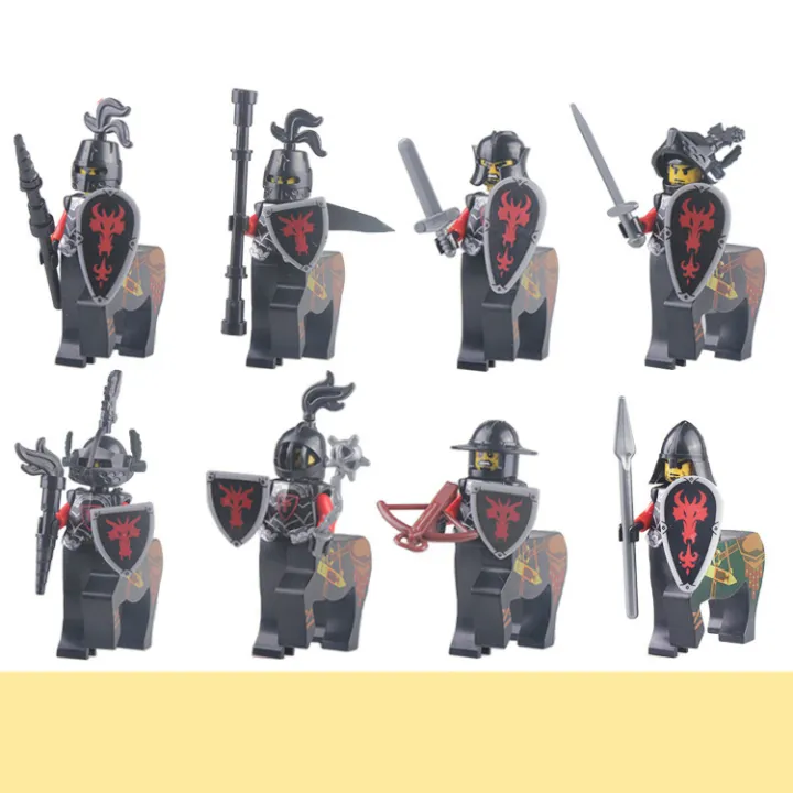 บล็อกตัวต่ออัศวินยุคกลาง อัศวินเซนทอร์ อัศวินกระดูก medieval knight ...