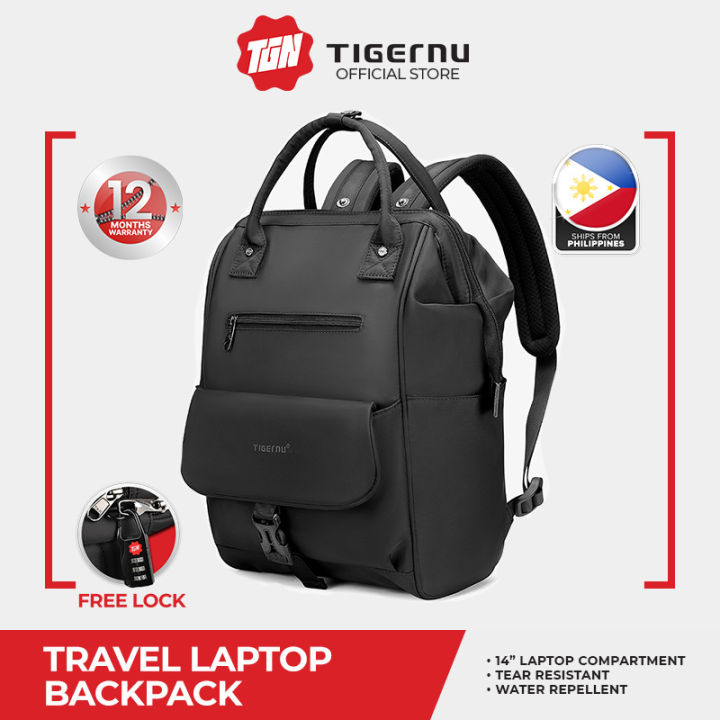 Tigernu T B3184 14 Inch Laptop Backpack Women Bag With Free Lock