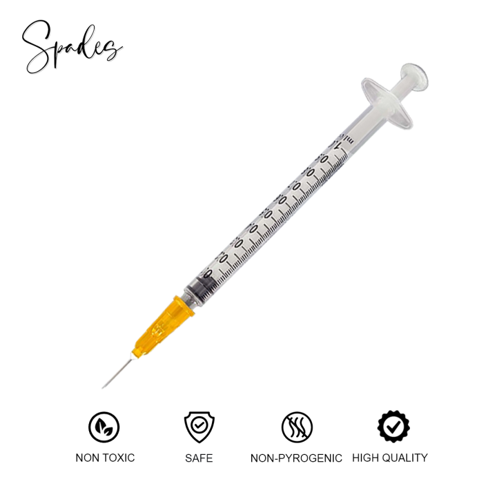 Spades 1ml/1cc Terumo Syringe Detachable Needle | Lazada PH