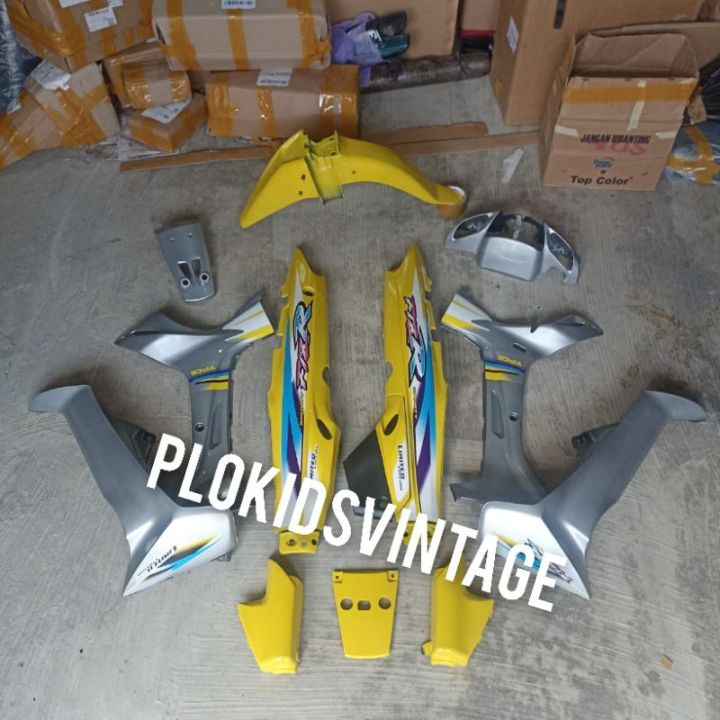 FULL BODY HALUS YAMAHA FIZ R DUAL TONE KUNING SILVER | Lazada Indonesia