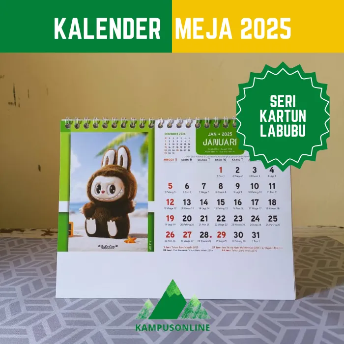 PROMO KALENDER MEJA 2025 GAMBAR KARTUN LABUBU - BEST SELLER | Lazada ...
