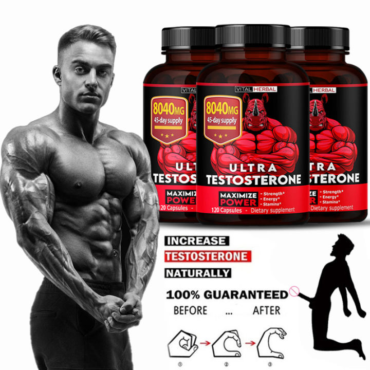 Testosterone Booster for Men - Enhanced Performance, Strength ...