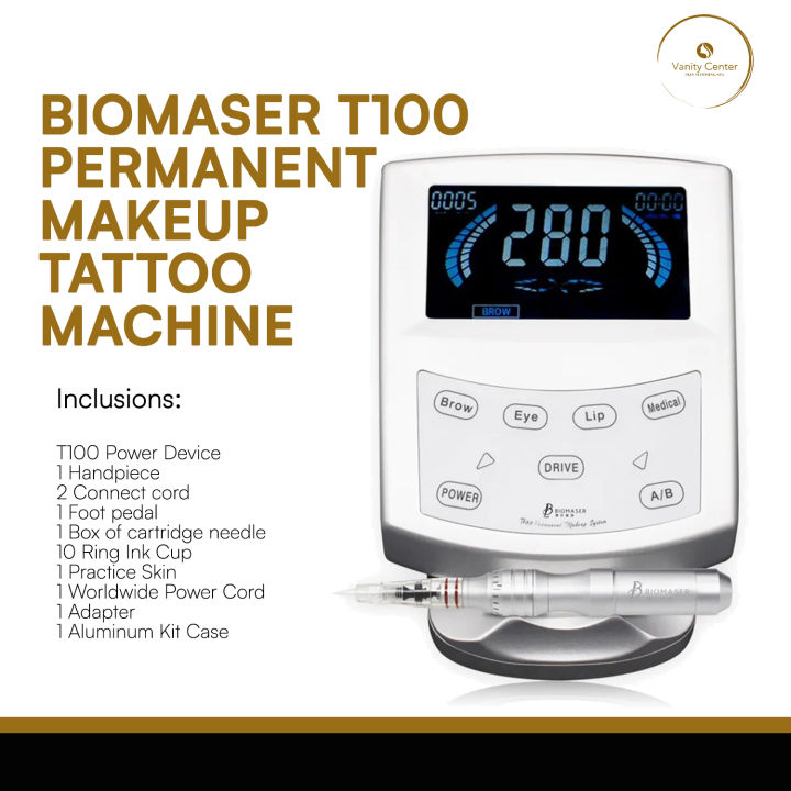 Biomaser T100 Permanent Makeup Tattoo Machine Heavy Duty | Lazada PH