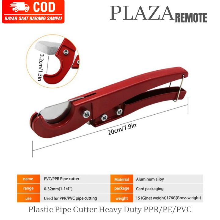 GUNTING PIPA PRALON PVC PPC PEX HDPE GRC 33 MM | Lazada Indonesia