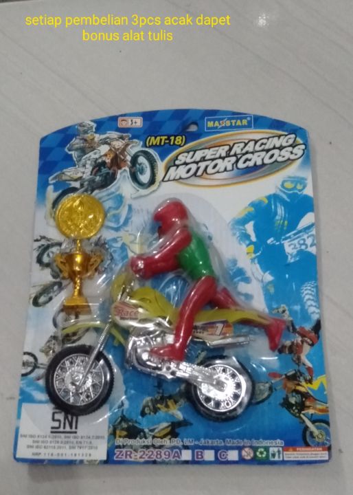 mainan motor cross super racing | Lazada Indonesia