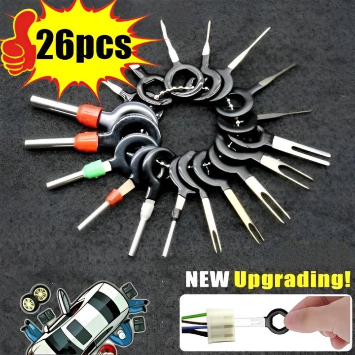 26PCS Car Terminal Removal Repair Tools Electrical Wiring Crimp ...