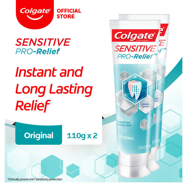 Colgate Sensitive Pro-Relief ™ Toothpaste Original, Instant Sensitive ...