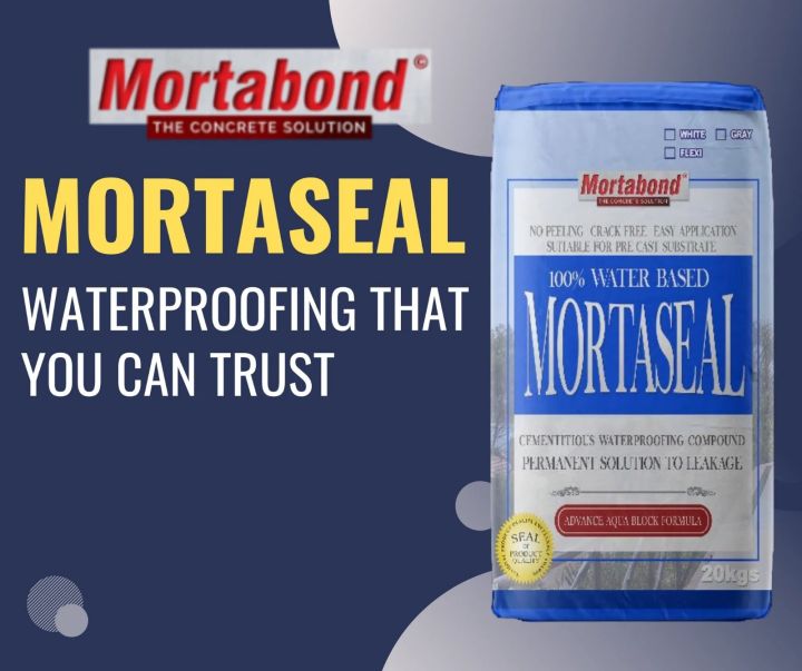 Mortabond Mortaseal 20kg Single Component Cementitious Waterproofing ...