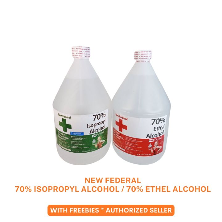 70% ISOPROPYL ALCOHOL | ETHYL ALCOHOL DISINFECTANT ANTISEPTIC 1 GALLON | Lazada PH
