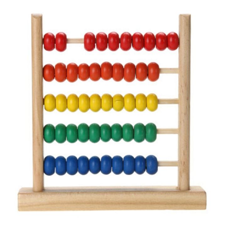 Math Learning Toy 5 Digits Bead Abacus Props for Teacher Classroom ...