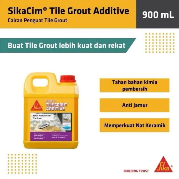 SIKA -Sikacim Tile Grout Additive / Cairan aditif pengisi nat keramik ...