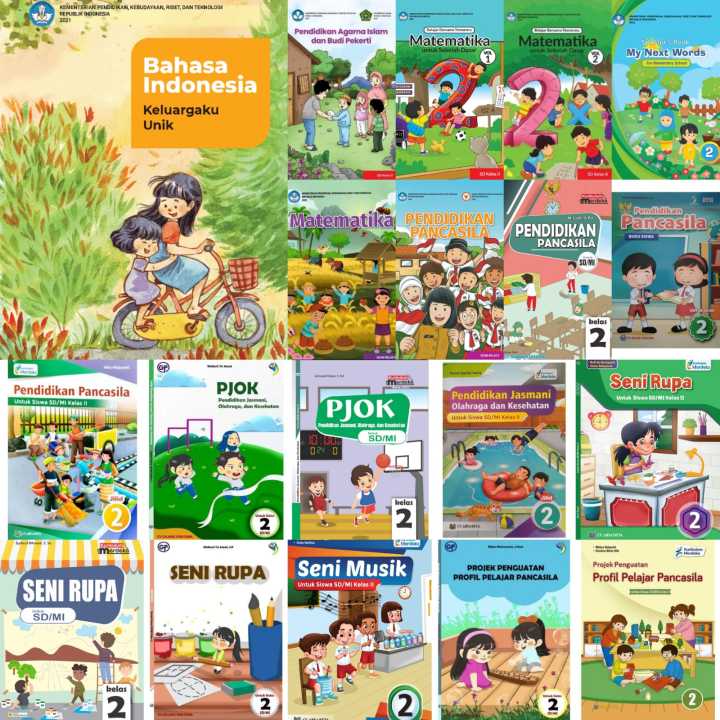 buku paket kelas 2 Kurikulum Merdeka original Ful Color | Lazada Indonesia