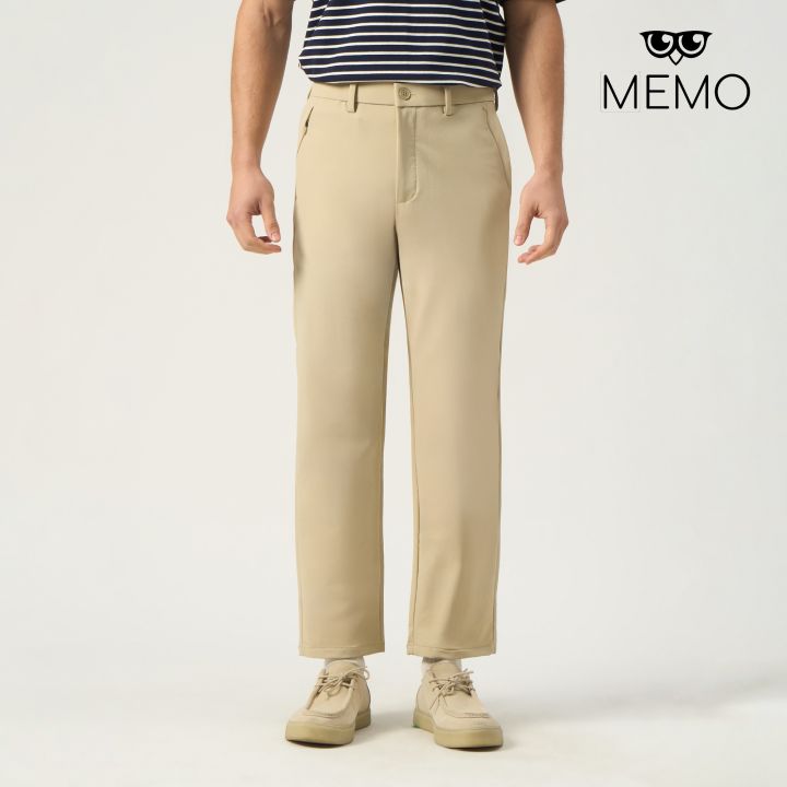 Memo Slim Tapered Commuter Pants For Men | Lazada PH