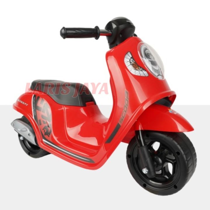 Mainan anak motor honda scoopy foot to floor k611 pushbike model motor ...