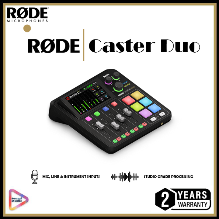 RODE Caster Duo Integrated Audio Production Studio พอดแคสต์ มิกเซอร์ ...