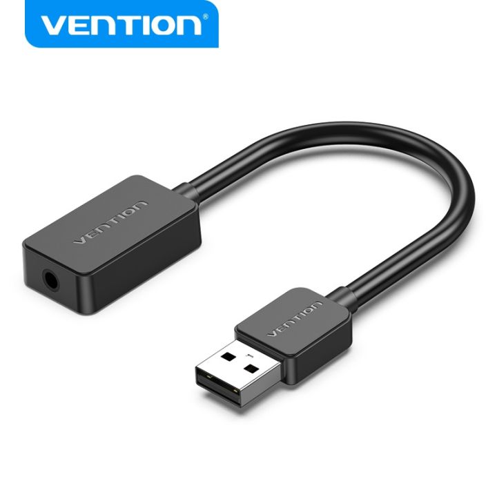 Vention USB External Sound Adapter USB-A Male to 3.5mm Female - CDZB0 ...