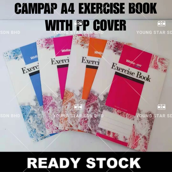 Campap Write-on A4 PP Cover Exercise Book 70gsm | Lazada