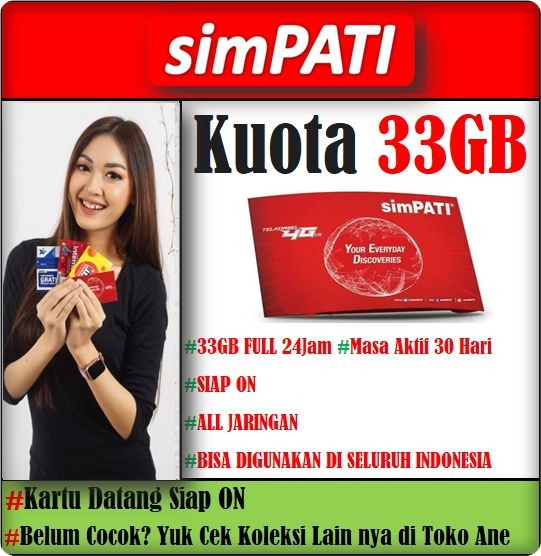 Kartu Kuota Telkomsel Simpati 3GB Siap Pakai Full 24 Jam | Lazada Indonesia