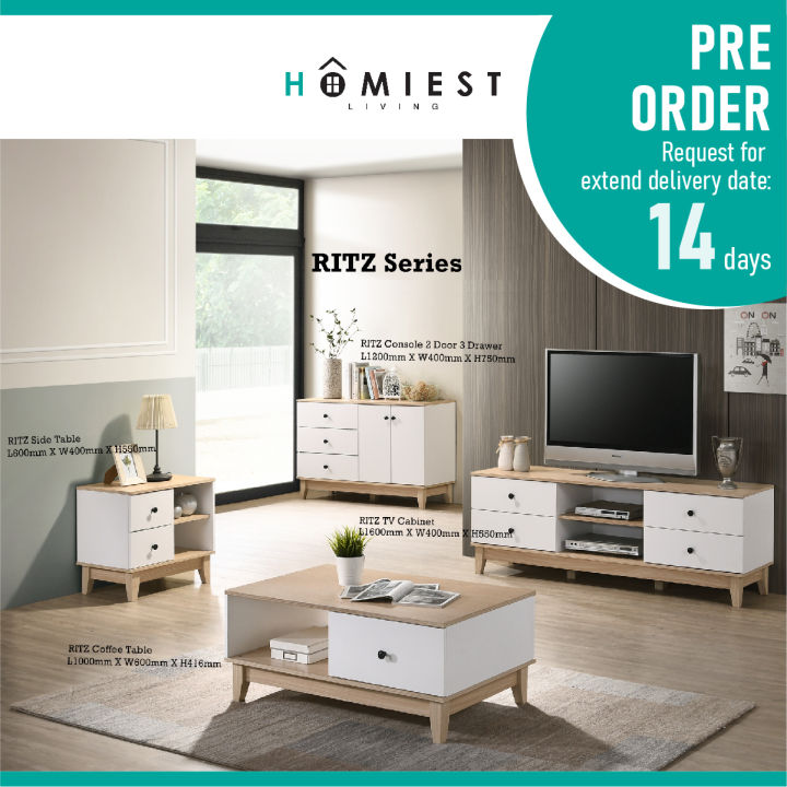 (Free Installation) Homiest / Living Area / Furniture Set / Laminate ...