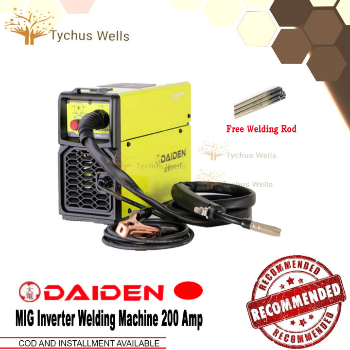 Daiden Portable Welding Machine GASLESS MIG 300AMP | Lazada PH