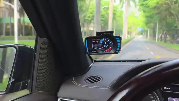OFFICIAL-P600 Smart Car Gauge HUD OBD2 Display Mobil Speedometer ...